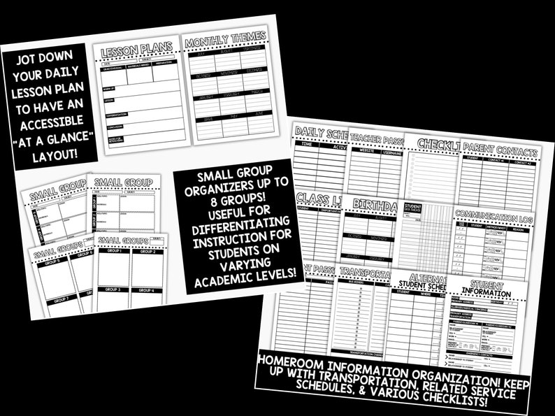 Editable Special Education and Sped Sub Binder Bundle, Classroom ...