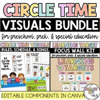 Circle Time Rules Visuals - Etsy