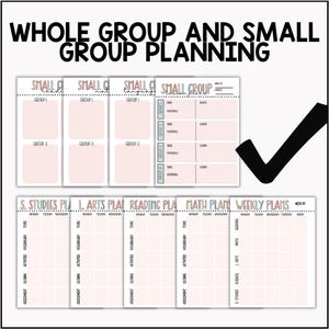 Editable Self Contained Special Education Planner, Editable Boho ...