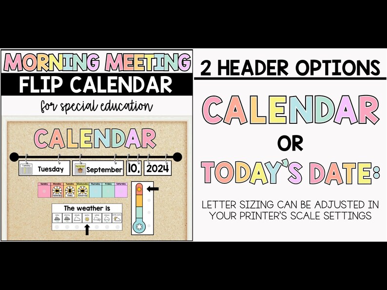 Morning Meeting and Focus Wall Bulletin Board Kit, Visuals for Special ...