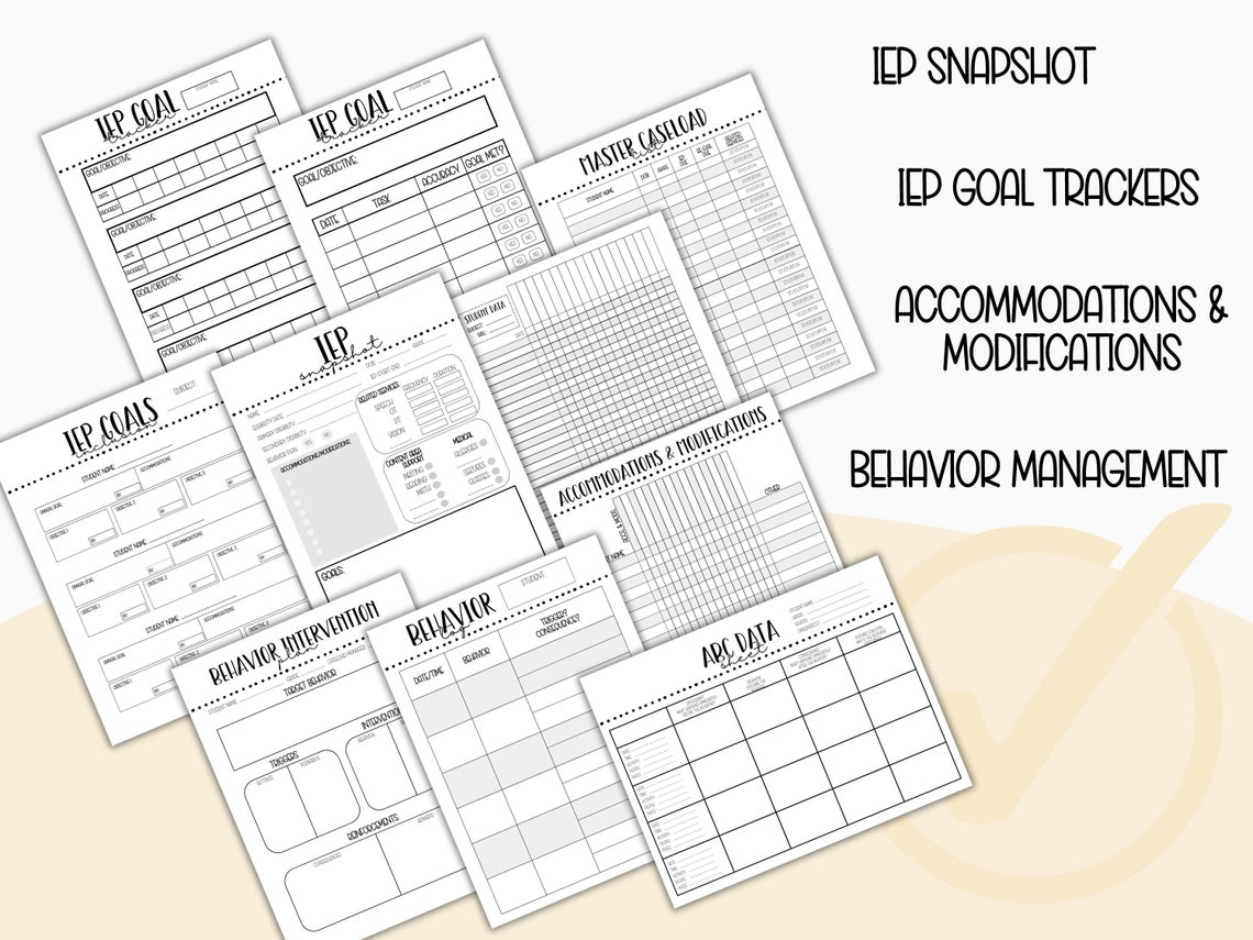 Self Contained Special Education Planner Editable Teacher - Etsy
