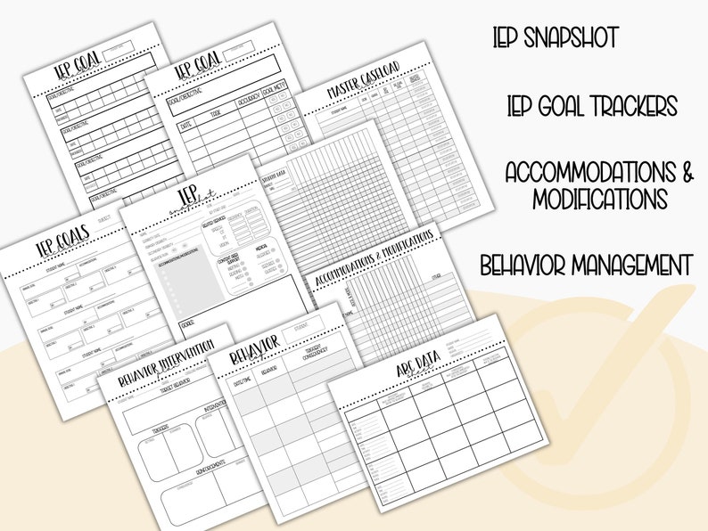 Self Contained Special Education Planner, Editable Teacher Planner, IEP ...