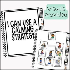 Calm Down Flipbook, Calming Strategies, Special Education, Autism ...