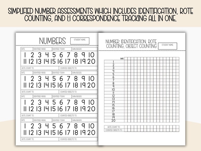 Printable Student Data Tracker, Basic Skills Assessment, IEP Goal ...