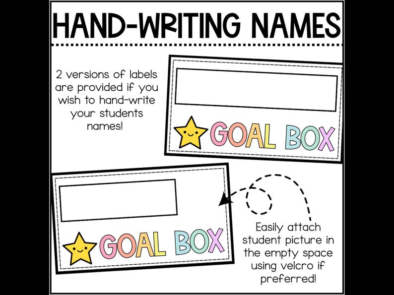 IEP Goal Task Box Labels & Visuals: Special Education (digital Download ...