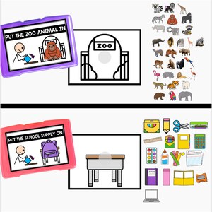 Errorless Task Boxes, Core Word Put Activities, Interactive Fine Motor ...