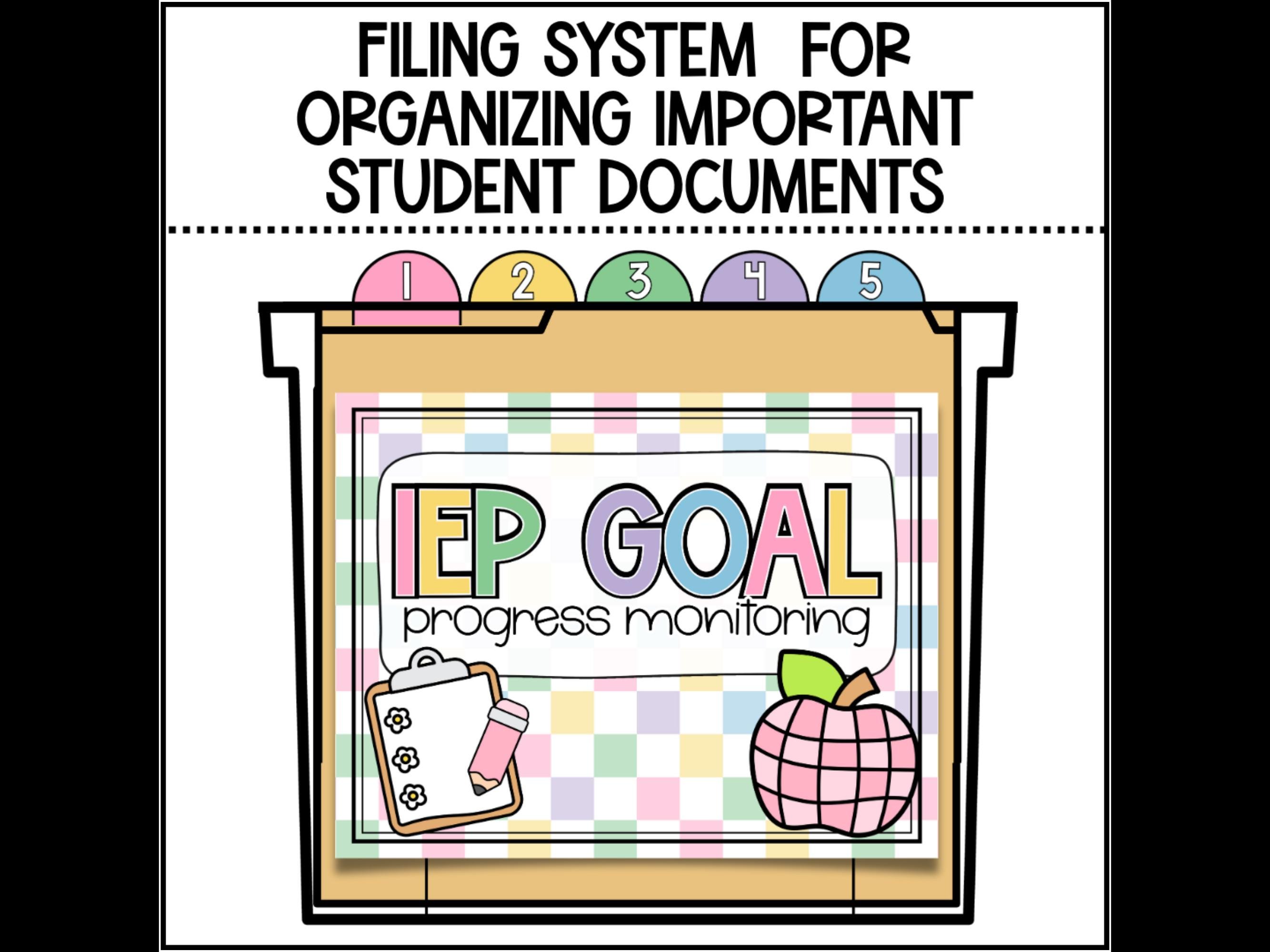 Groovy Crate Labels for Student Data, Student File Organization System ...