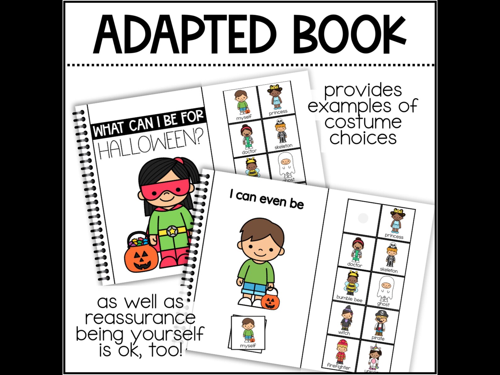 Trick or Treating Visual Supports for Special Education, Halloween ...