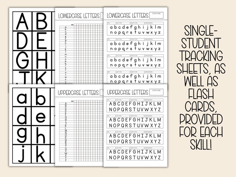 Printable Student Data Tracker, Basic Skills Assessment, IEP Goal ...