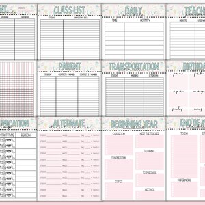Self Contained Special Education Planner, Editable Terrazzo Teacher ...