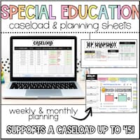 IEP Monthly Planner Checklist | Editable Special Education PDF | IEP ...