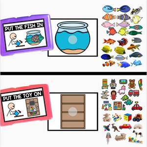 Errorless Task Boxes, Core Word Put Activities, Interactive Fine Motor ...