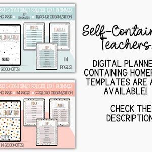 Digital Special Education Planner, Caseload Management Planner, IEP ...