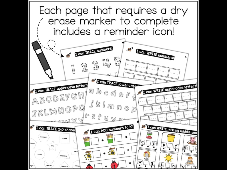 Basic Skills Goal Practice Adapted Binder, IEP Goal Practice, Special ...