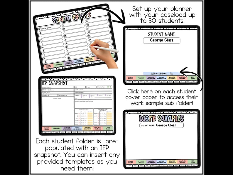Special Education Digital Planner, Goodnotes™ Planner for SPED Teachers ...