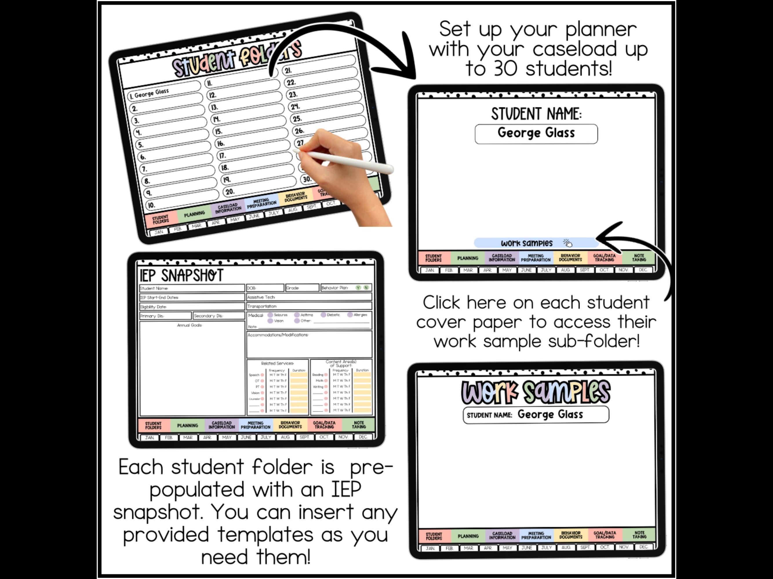 Special Education Digital Planner, Goodnotes™ Planner for SPED Teachers ...