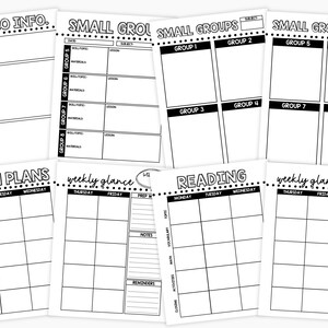 Editable Special Education Sub Binder, Printable SPED Maternity Leave ...