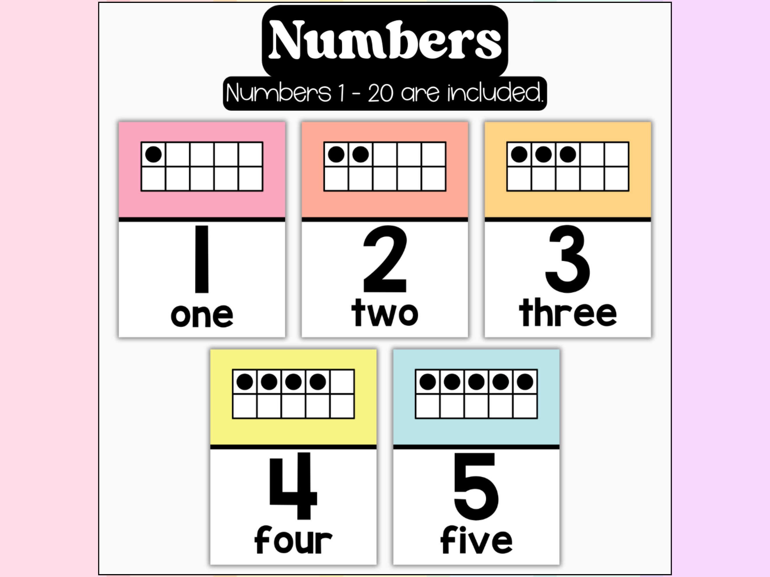 Brights Classroom Posters, Pastel Classroom Decor, Alphabet Posters ...