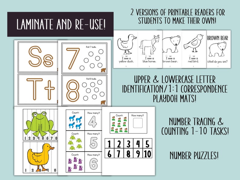 Printable Adapted Brown Bear Activities, Adapted Brown Bear Book ...