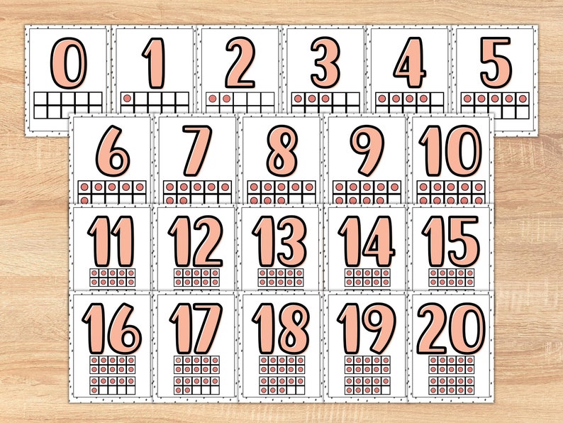 Printable Neutral Classroom Decor Number Classroom Posters - Etsy