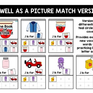 Alphabet Adapted Books, Adapted Books for Special Education, Phonics ...