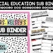 Editable Self Contained Special Education Planner, Printable SPED ...
