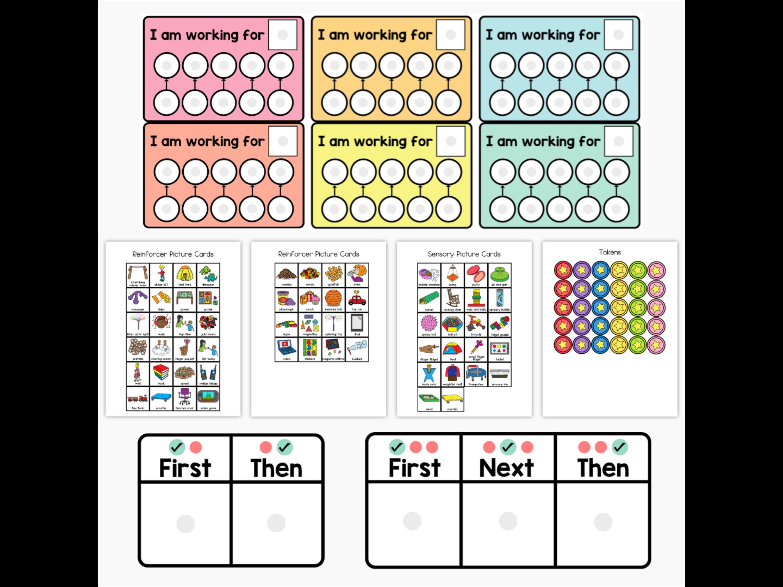 Visual Support Dashboard, File Folder Daily Schedule, Special Education ...