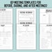Editable IEP Meeting Planner Templates, Canva Templates, Printable ...