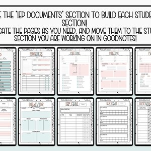 Digital SELF CONTAINED Boho Special Education Planner, Caseload and ...