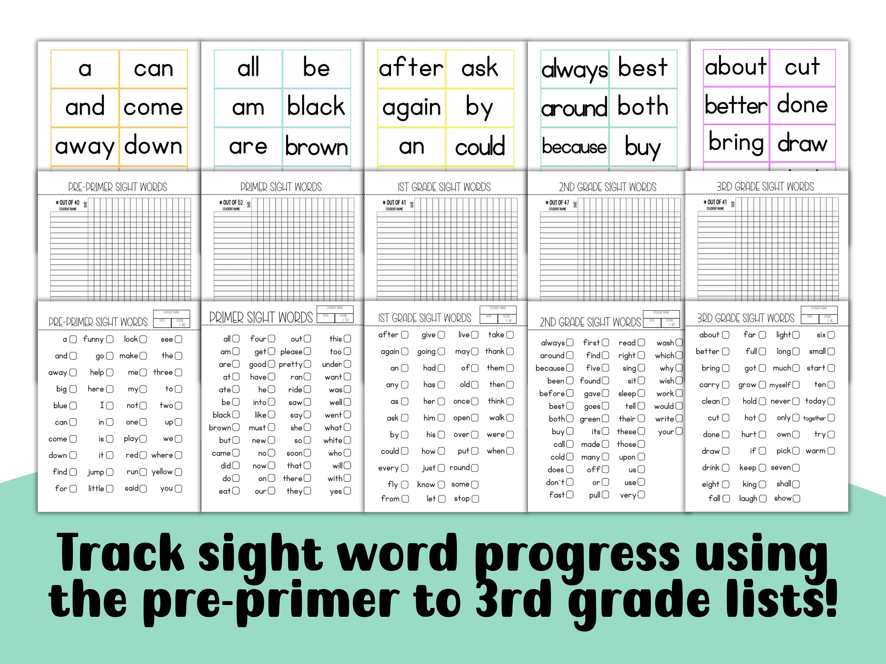 Student Data Tracker, Basic Skills Assessment, IEP Goal Tracker, Basic ...