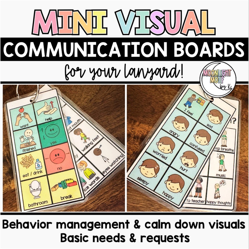 Special Education Visual Lanyard - Etsy