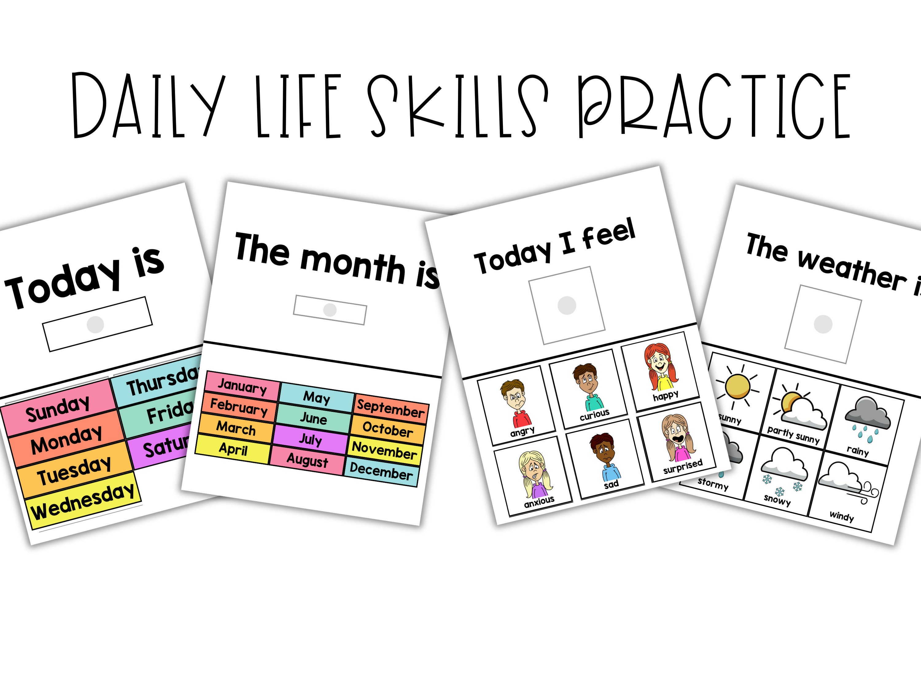 Morning Warm-up Binder, Morning Meeting Binder, Special Education ...