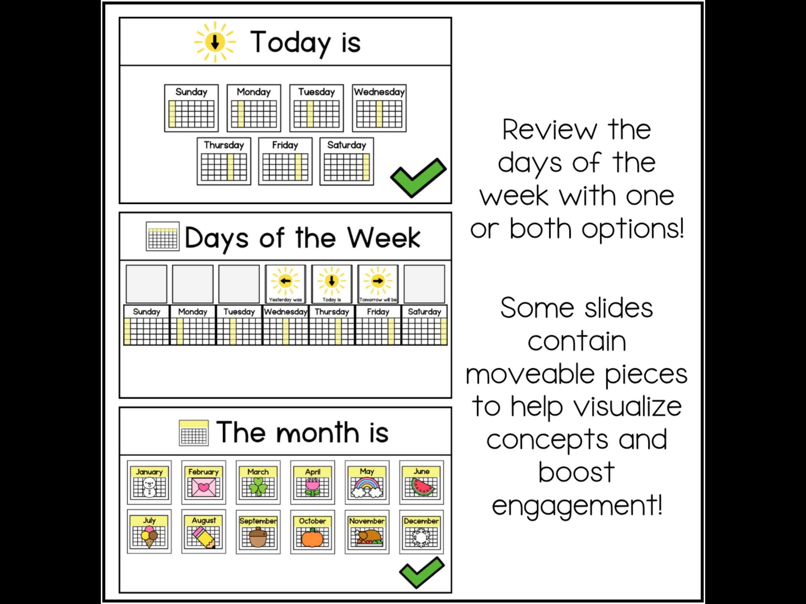 Circle Time Morning Meeting Slides, Special Education Morning Warm-up ...