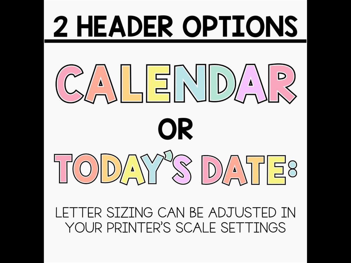 Morning Meeting Flip Calendar for Special Education, AAC Visual ...