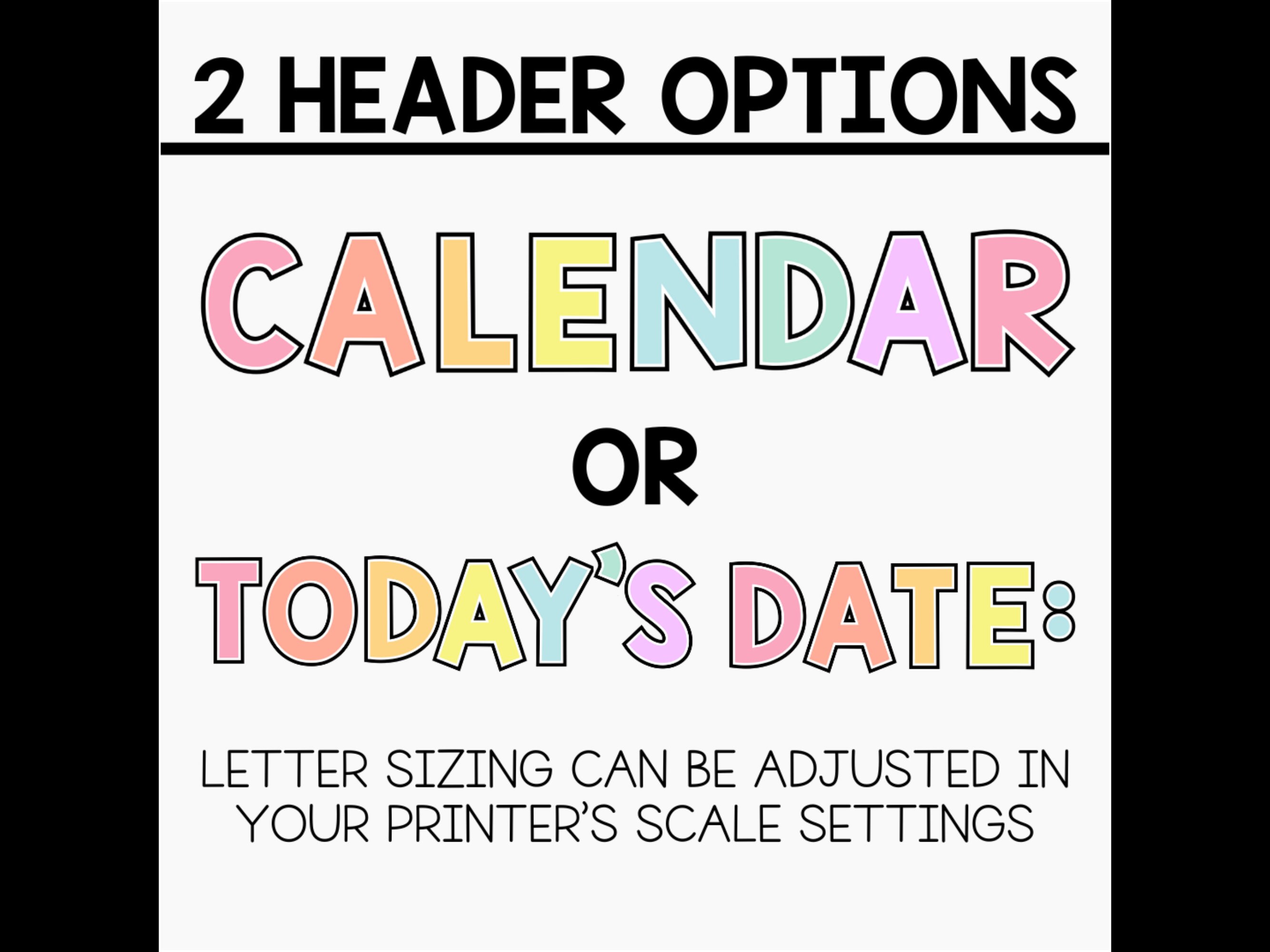 Morning Meeting Flip Calendar for Special Education, AAC Visual ...