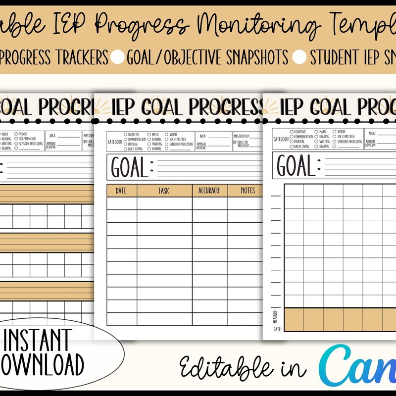 Of Progress Monitoring - Etsy