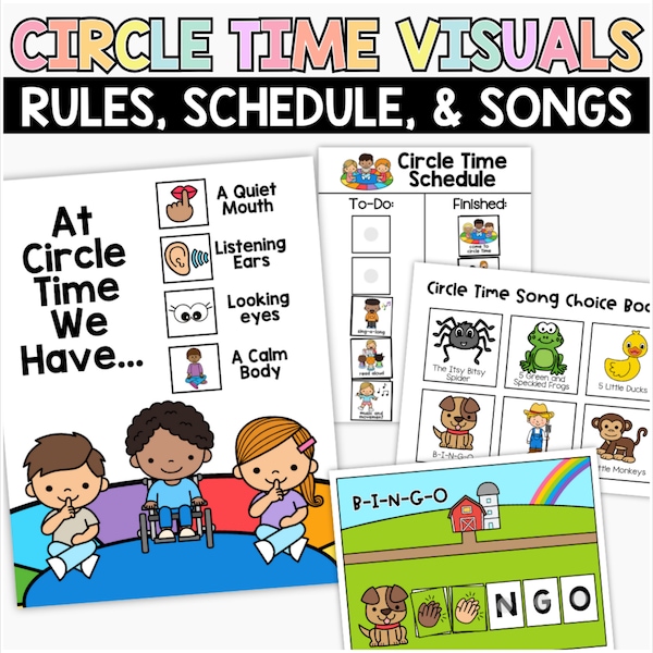 Editable Portable Visual Schedule, Lanyard Visual Schedule, Special ...