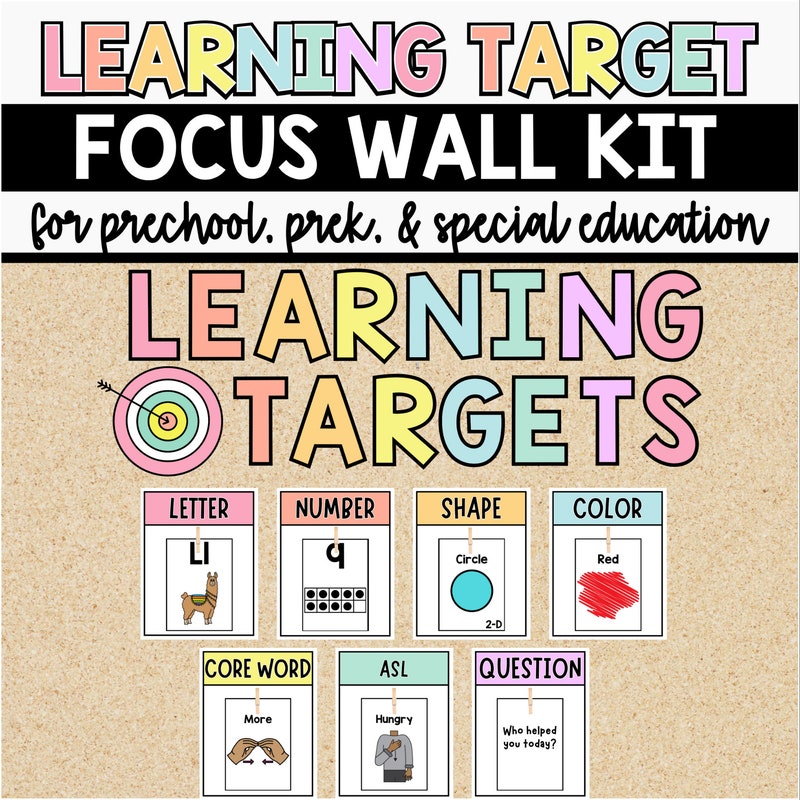 Classroom Objectives Wall - Etsy