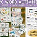 CVC Word Activities Short Vowel Centers Phonics Games for - Etsy