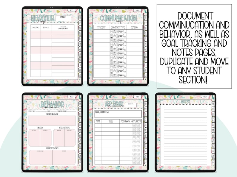 Digital Special Education Planner, Caseload Management Planner, IEP ...