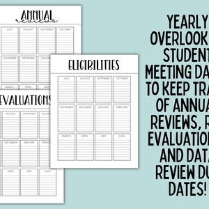 Editable IEP Meeting Planner Templates, Canva Templates, Printable ...