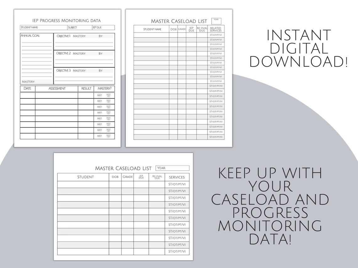 Editable IEP Meeting Planner Templates, Canva Templates, Printable ...