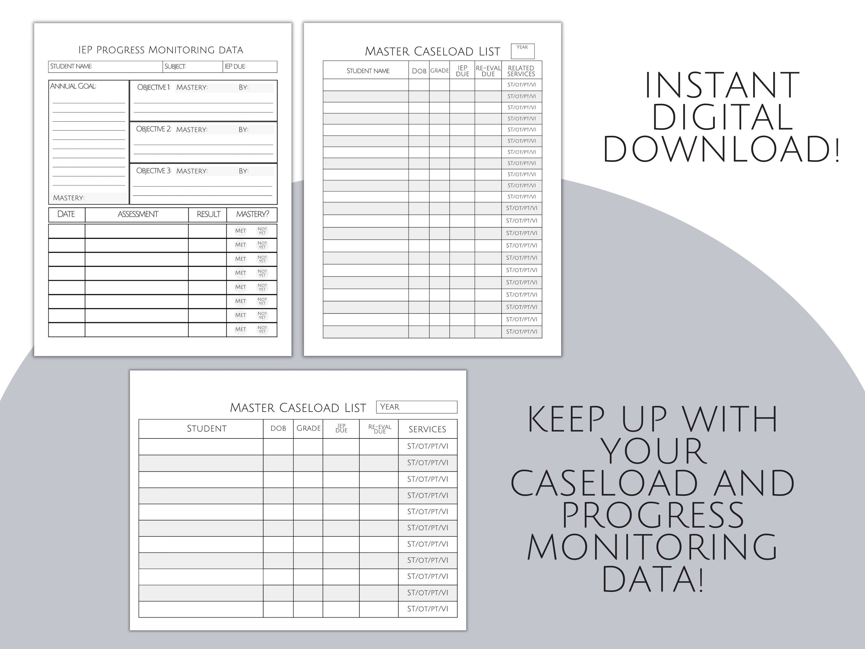 Editable IEP Meeting Planner Templates, Canva Templates, Printable ...