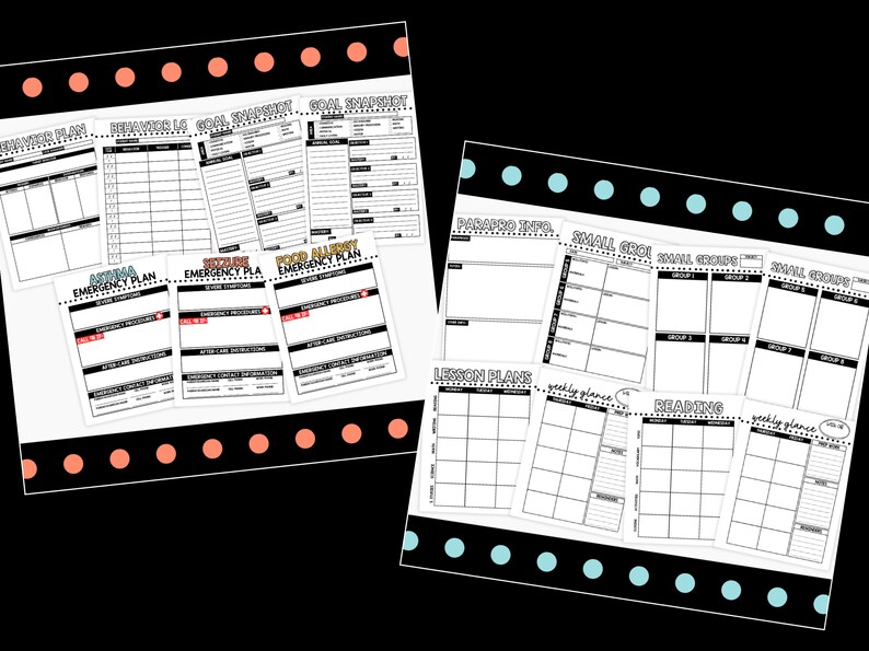 Editable Special Education and Sped Sub Binder Bundle, Classroom ...