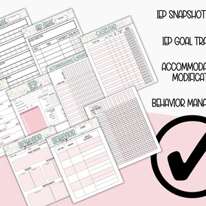 Self Contained Special Education Planner, Editable Terrazzo Teacher ...
