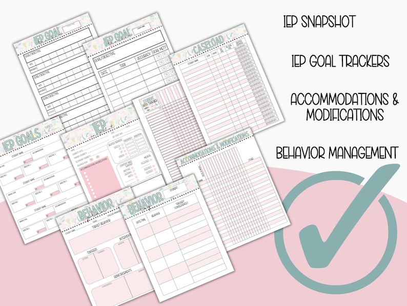 Editable Self Contained Special Education Planner, Terrazzo Teacher ...