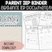 Editable Parent IEP Binder, Printable IEP Meeting Tracker, Editable ...