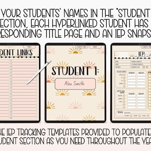 Digital IEP Goal Tracker, IEP Goal Planner, Iep Goal Tracker, Goodnotes ...