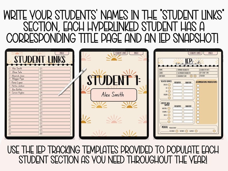 Digital IEP Goal Tracker, IEP Goal Planner, Iep Goal Tracker, Goodnotes ...