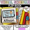 Morning Meeting Flip Calendar for Special Education, AAC Visual ...